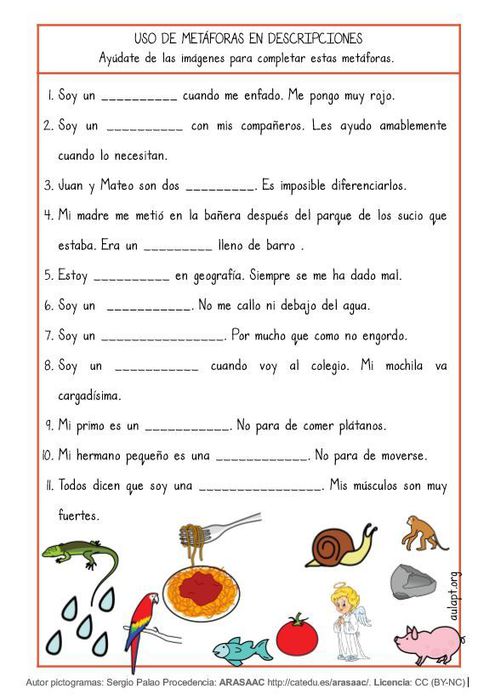 Guías :: Símil y metáfora